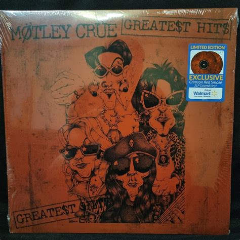 Motley Crue Greatest Hits Crimson Red Vinyl