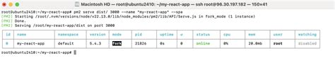 How To Deploy A React App Using Pm2 On Ubuntu Server 2410 Devtutorial