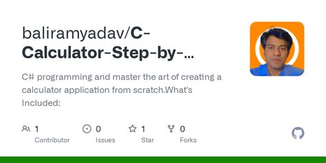 Github Baliramyadavc Calculator Step By Step Guide C Programming And Master The Art Of