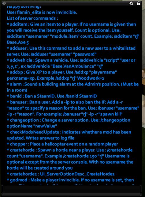Project Zomboid Admin Commands The Essential Guide