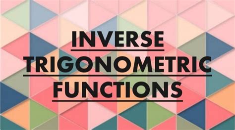 evaluating inverse trigonometric functions 9th 12th grade flashcard