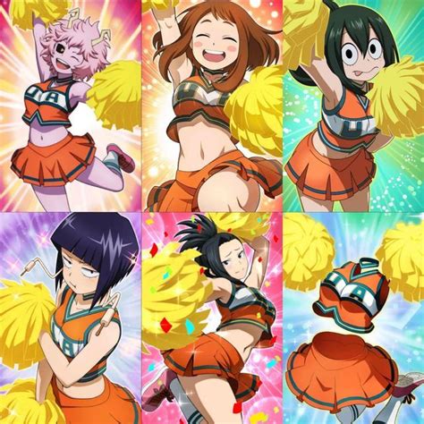 Cheerleaders Bnha Girls Artofit