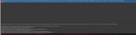 the system cannot find the file specified error how do i fix this