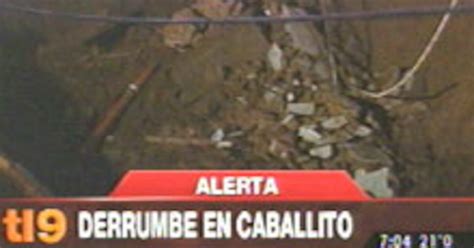 Milagro En Caballito Tras El Derrumbe De Una Casa Infobae