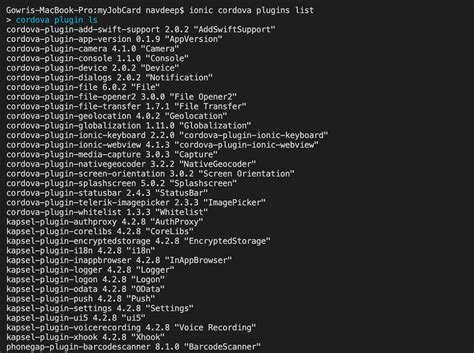 Cordova Ios Plugins Failed After Build Complete When App Loading In