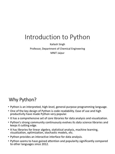 01 Introduction To Python Pdf Python Programming Language Boolean Data Type