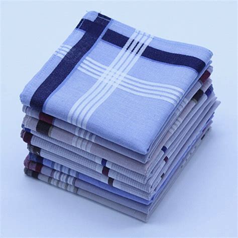 4pcs 40x40cm Mens Handkerchiefs 100 Cotton Pocket Square Hanky