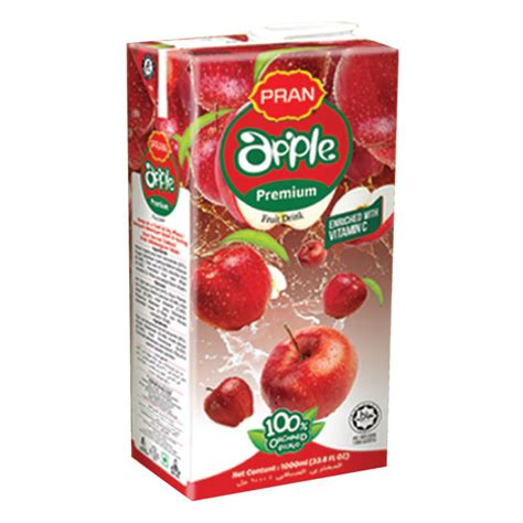 Pran Apple Prefruit Drink 1000ml Frankie Supermarket