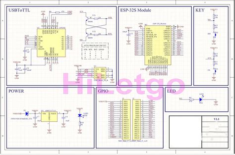 esp32 схема подключения