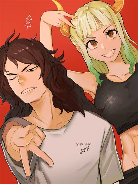 Yamato And Kouzuki Momonosuke One Piece Drawn By U Sanchi Danbooru