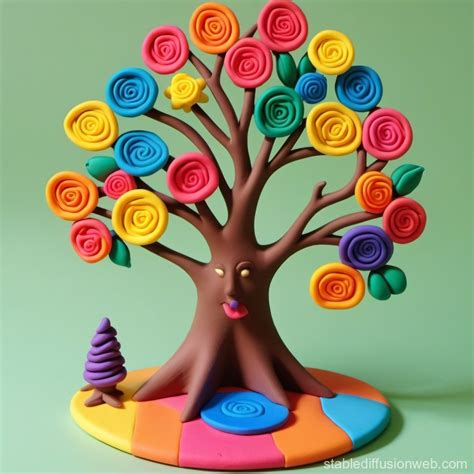 Tree Structure Analysis Stable Diffusion Online