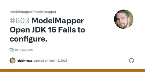 ModelMapper Open JDK Fails To Configure Issue Modelmapper Modelmapper GitHub
