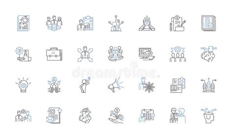 Trend Tracking Line Icons Collection Monitoring Forecasting Analysis Data Driven Insightful