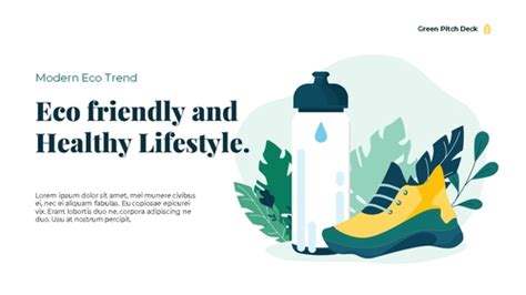 Ppt 발표자료 빠르게 만드는 방법은 에코 프렌들리 플로깅 Ppt Pitch Deck 템플릿으로 10분 완성 예스폼 Ppt