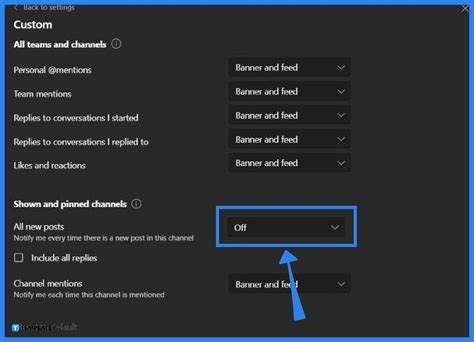 how to turn off microsoft teams notifications