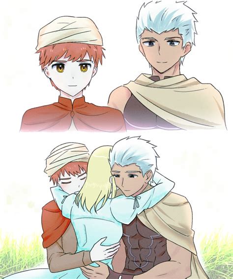 Artoria Pendragon Saber Emiya Shirou And Archer Fate And 1 More