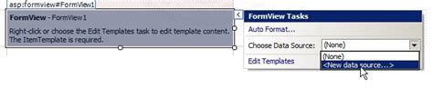 C Aspnet Formview Control Accessdatasource
