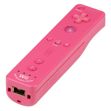 Controller Wii Remote Motion Plus Pink Super Retro Wii