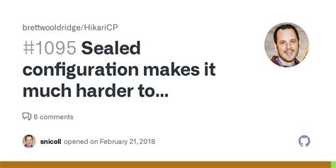 sealed configuration makes it much harder to configure hikari · issue