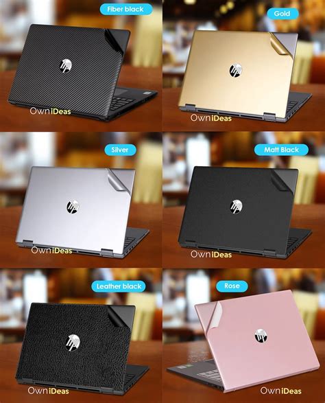 Funda Para Port Til Hp Regalo Nico Fibra De Cuero Mate Negro Dorado Rosa Y Plateado Color