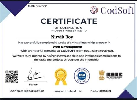 nirvik roy on linkedin internship