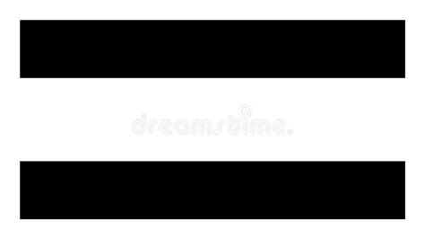 Two Horizontally Aligned Black Bars On White Background For Various
