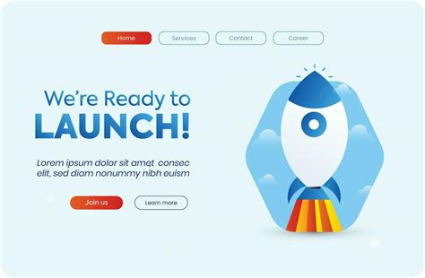 we are launching soon startup rocket launching with fire ready set