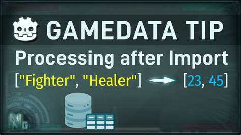 Godot Gamedata Tip Processing After Import Building Gamedata