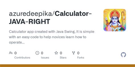 Github Azuredeepika Calculator Java Right Calculator App Created With Java Swing It Is
