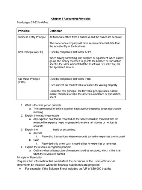 Accouting Principles Pdf Revenue Fair Value