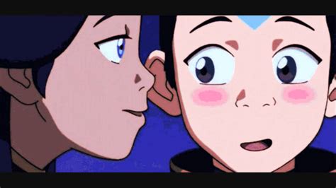 Aang And Katara Kiss Youtube