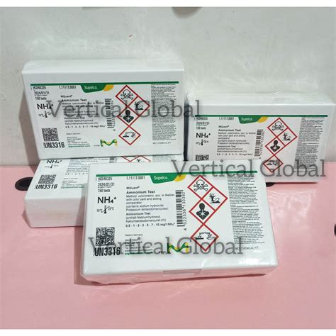 Ammonium Test Kit Merck M1111170001 Lazada Indonesia