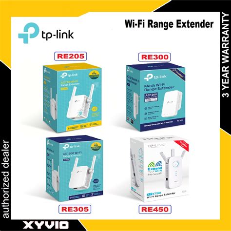 TP LINK RE205 AC750 RE300 AC1200 RE305 AC1200 RE450 AC1750 RE505X AC1500 RE605X AC1800