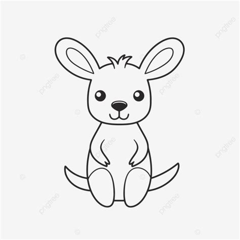 흰색 배경 개요 스케치 드로잉에 캥거루의 클립 아트 벡터 캥거루 그리기 캥거루 개요 캥거루 스케치 Png 일러스트 및 벡터 에 대한 무료 다운로드 Pngtree