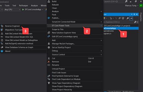 Netcore 安裝 Entity Framework Core 使用 Ef Core Power Tool ~ Mrcus 學習筆記