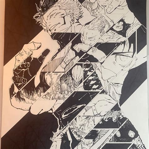 Yuji Manga Panel Etsy