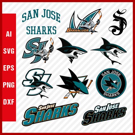 San Jose Sharks Logo Sj Sharks Logo Sharks Hockey Logo Inspire