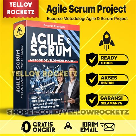 Jual Agile And Scrum Project Management Method Ecourse Belajar Metode