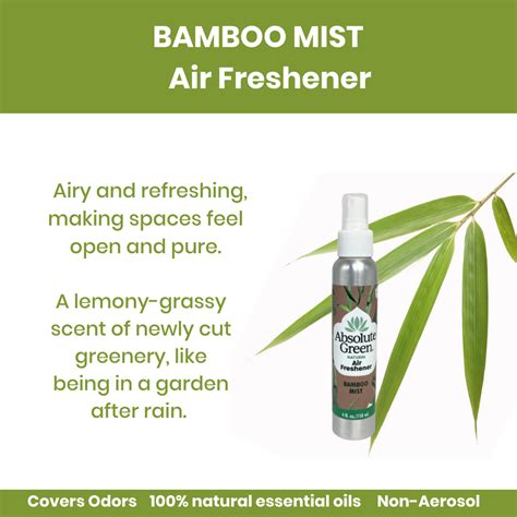 Bamboo Mist Air Freshener Absolute Green