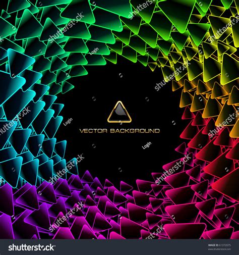 Rainbow Abstract Background Vector Illustration Stock Vector Royalty