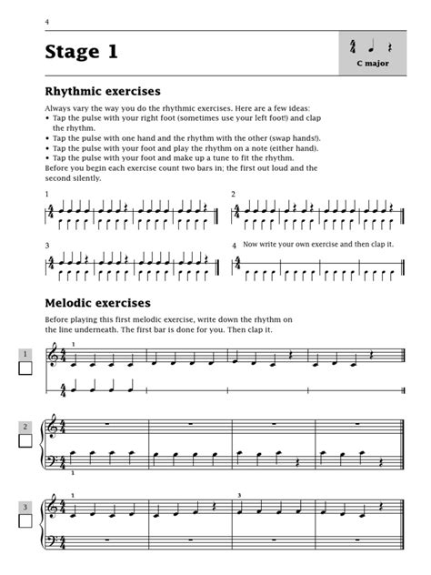 Sight Reading Pdf Rhythm Music Theory