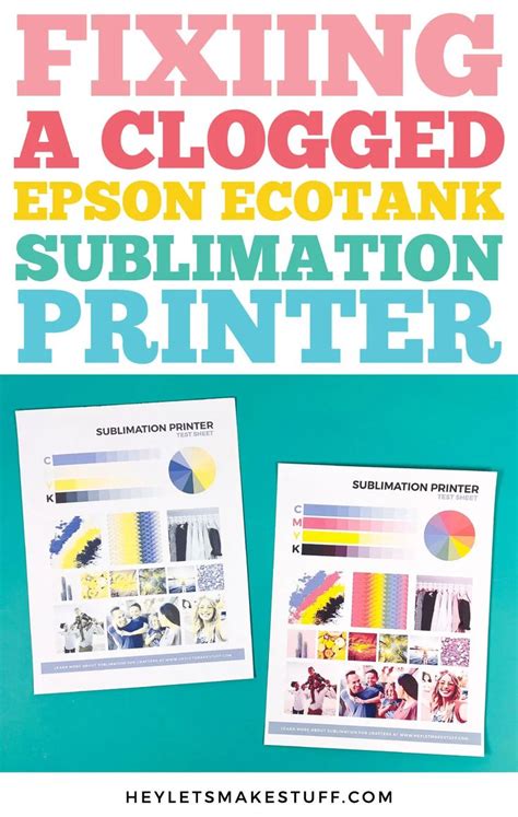 Fixing A Clog In An Epson Ecotank Printer In 2025 Epson Ecotank Printer Ecotank Printer