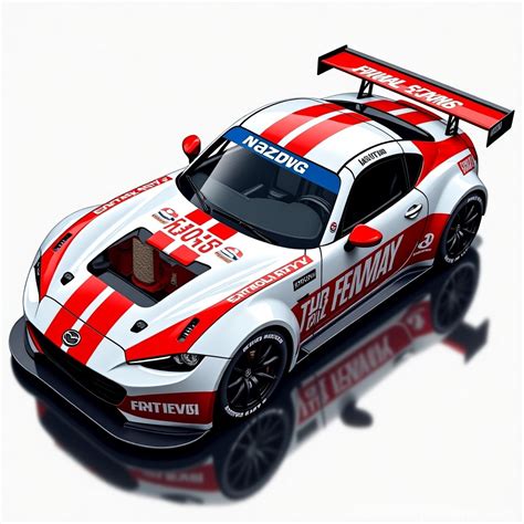 Aggressive Racing Car Livery Design Stable Diffusion Online