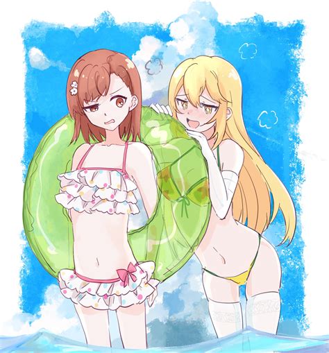 Misaki & Mikoto at the beach : r/toarumajutsunoindex