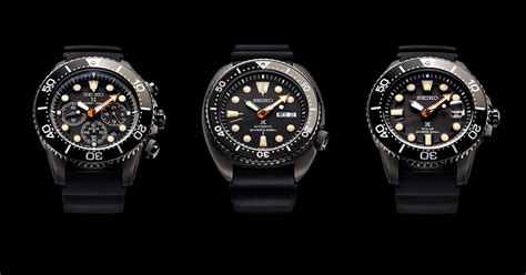 Seiko Goes Deep With 3 New Black Series Dive Watches Maxim