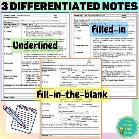 Life Science Interactive Notebook Ecology Unit Bundle Tpt