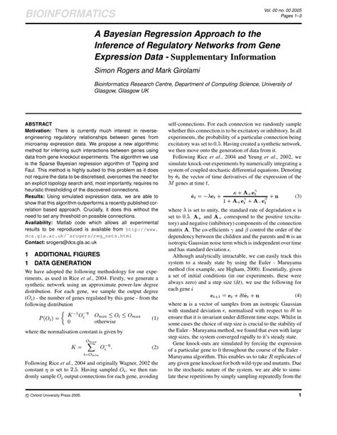 pdf a bayesian regression approach to the inference of regulatory
