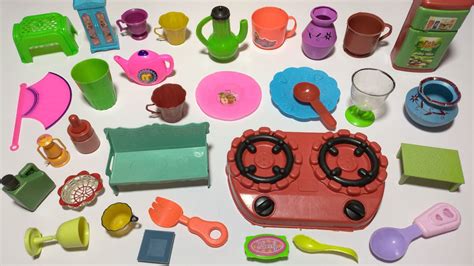 Satisfying Video With Unboxing Fancy Miniature Kitchen Set ASMR New Kitchen Set Installation