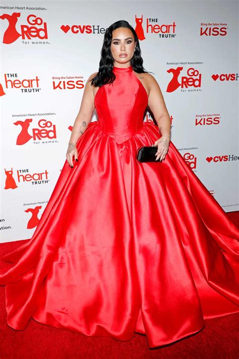 Demi Lovato Wows In 2 Different Outfits At Red Dress Concert Us Weekly