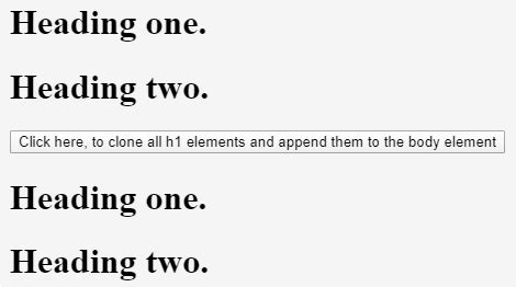 JQuery Clone Examples On How To Implement JQuery Clone Method